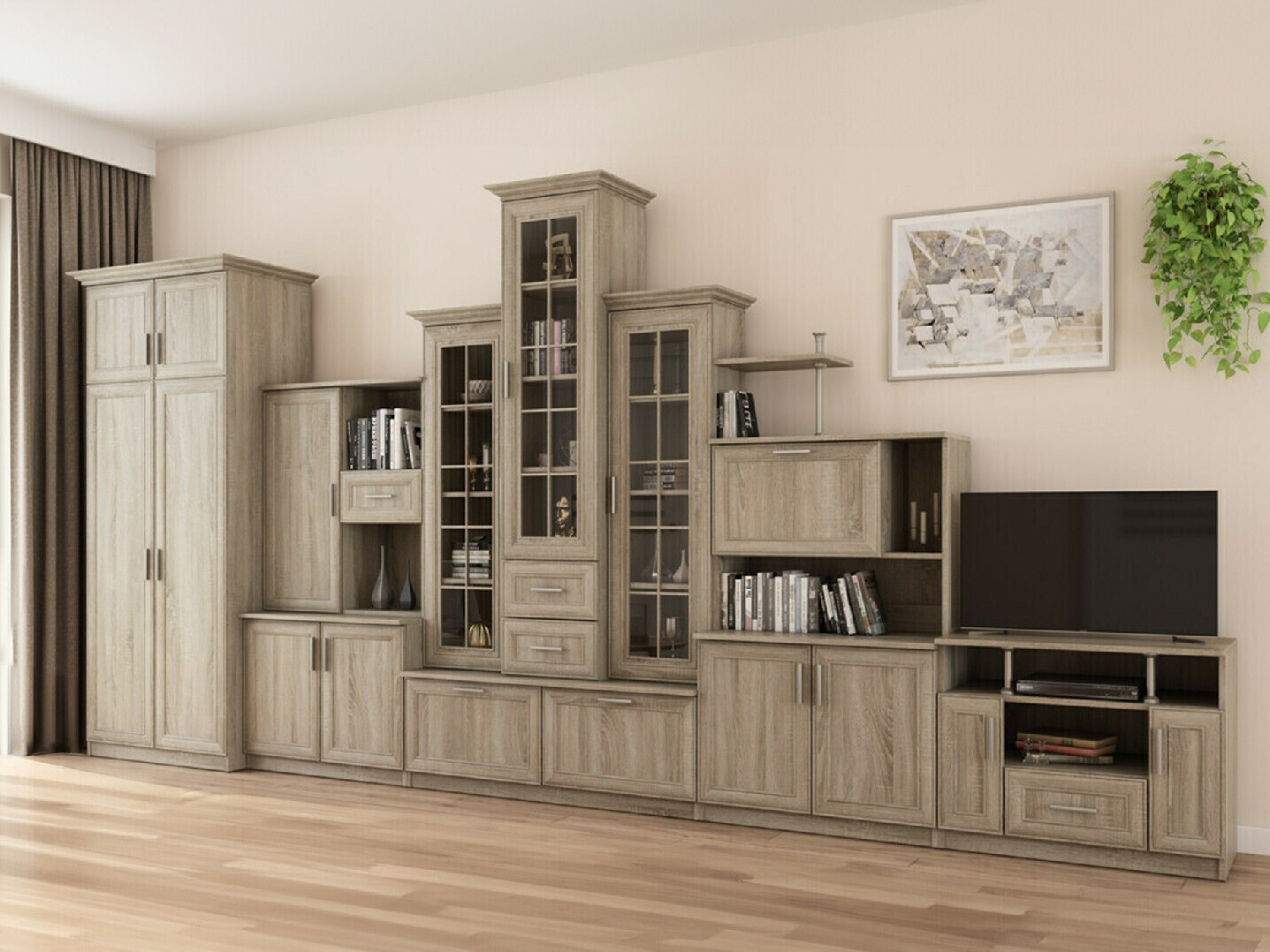 Set za dnevni boravak Lexington 168 (Sonoma hrast) - Namještaj za ...