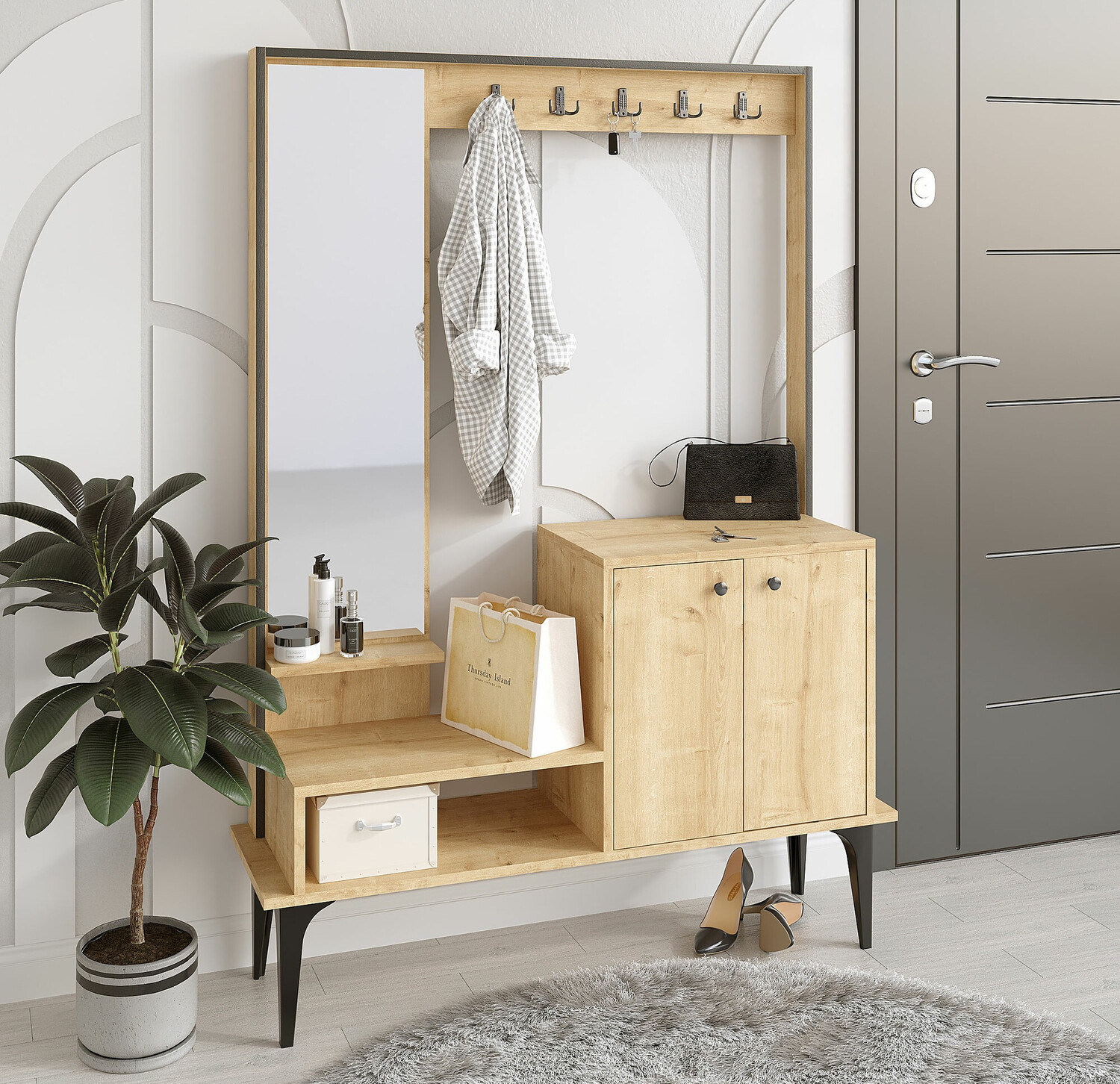 Set za hodnik Kailua 527 - Namještaj za hodnik | Namjestaj.hr