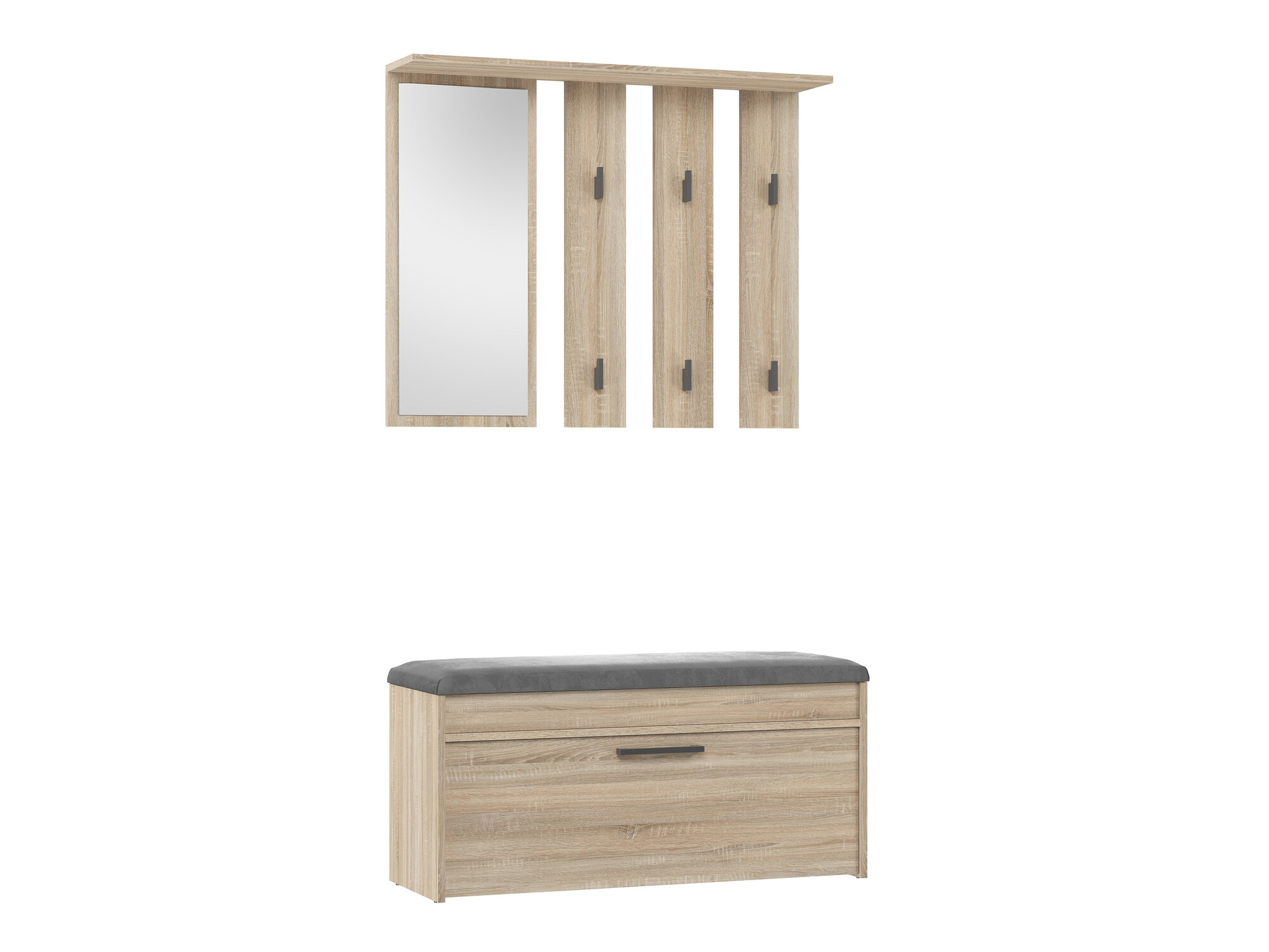 Set za hodnik Mandeville 218 (Sonoma hrast) - Namještaj za hodnik | Namjestaj.hr